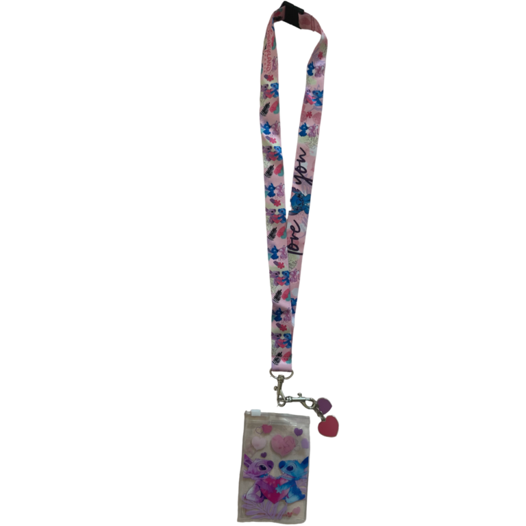 Disney - Lilo et Stitch : Lanière + Pochette love