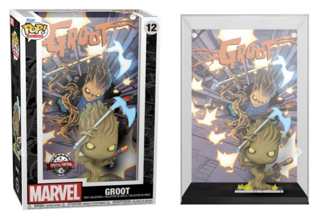 Marvel - Funko Pop "Cosmic Cover" N°12 - Groot SE