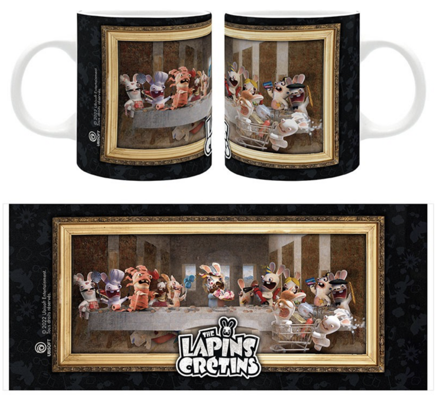 Les Lapins Crétins : Mug "La Cène"