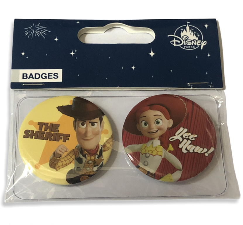 Pixar - Toy Story : Lot de 2 badges