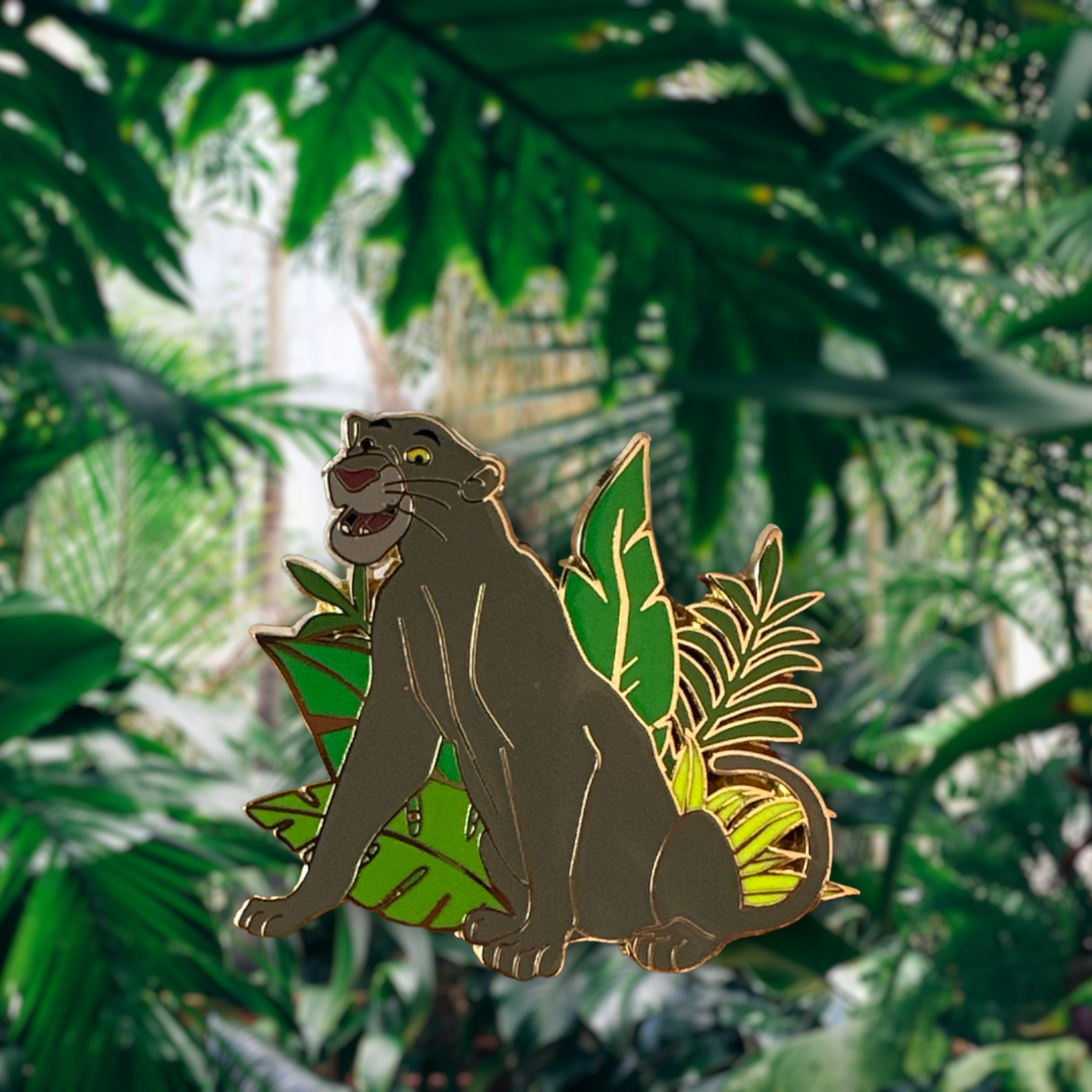 Disney - Le livre de la jungle : Pin's Bagheera "fleur" OE