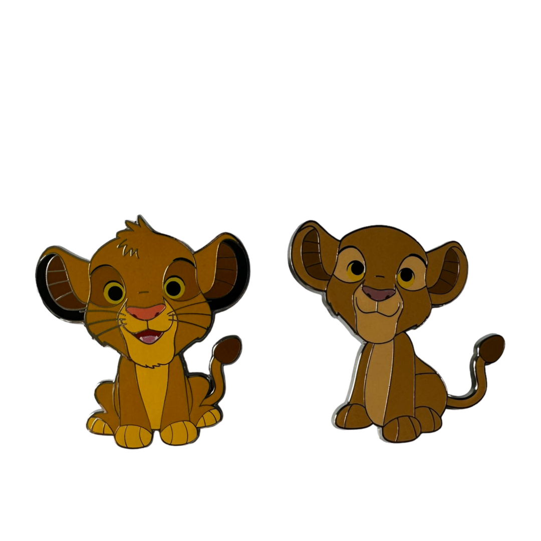 Disney Le Roi Lion Lot De 2 Pins Simba Et Nala Oe