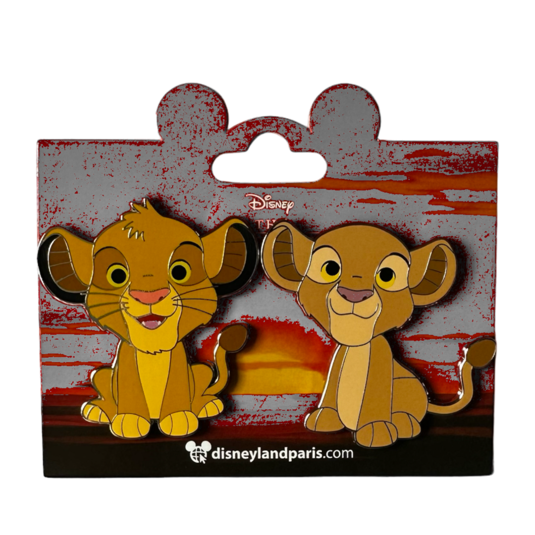 Disney Le Roi Lion Lot De 2 Pins Simba Et Nala Oe