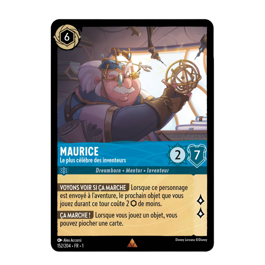 Disney Lorcana TCG : Carte "Maurice" (152/204)