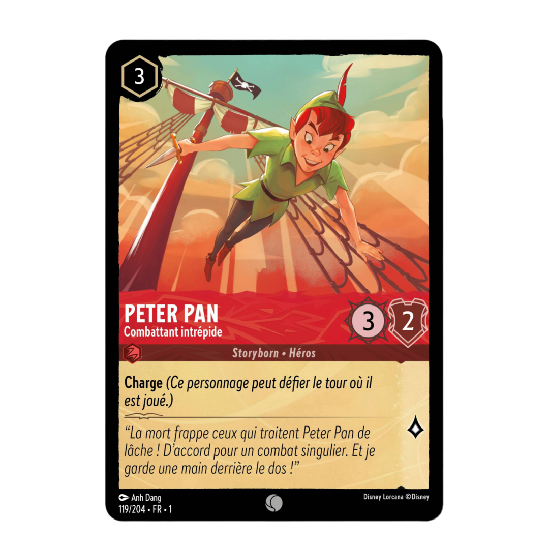Disney Lorcana TCG : Carte "Peter Pan" (119/204)