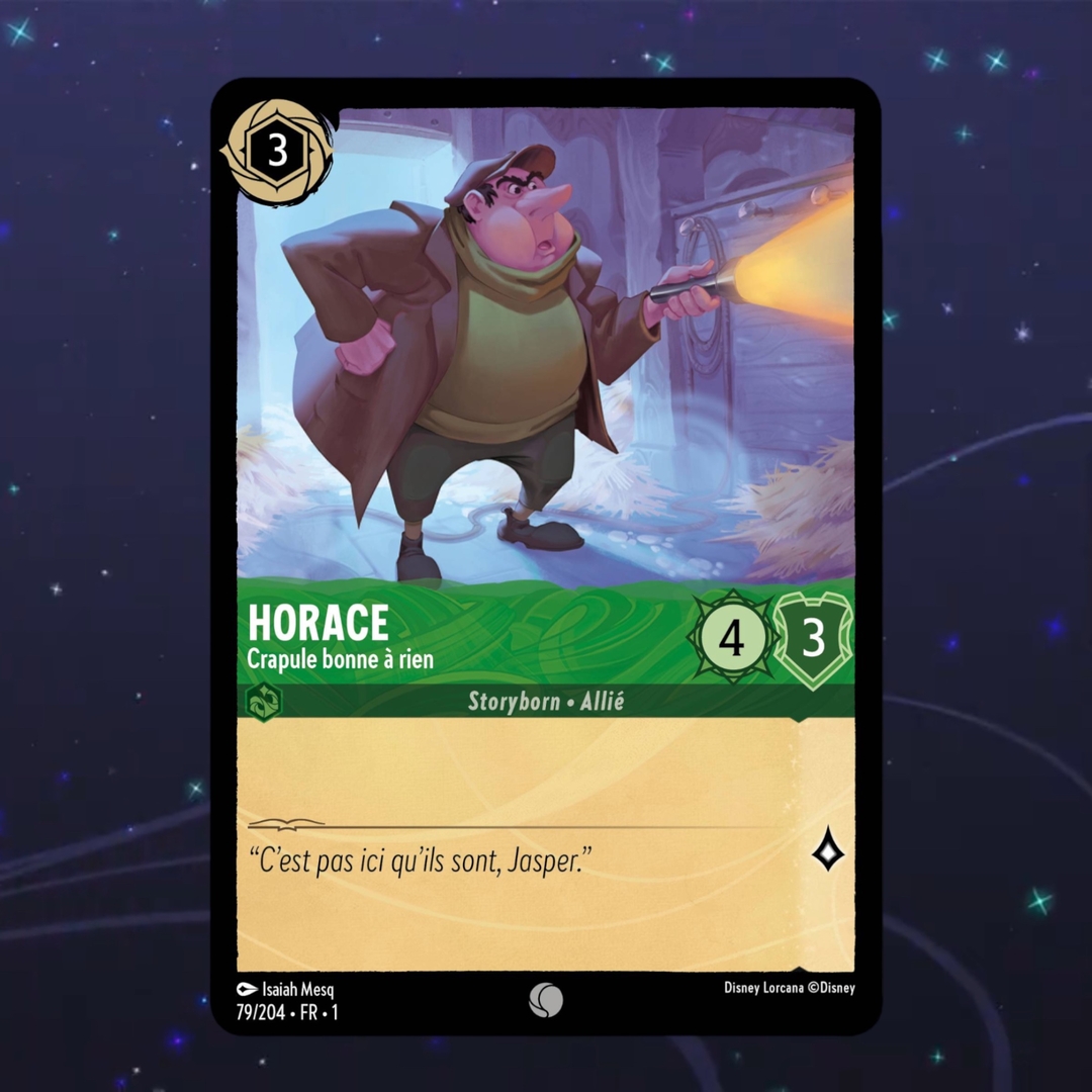 Disney Lorcana TCG : Carte "Horace" (79/204)
