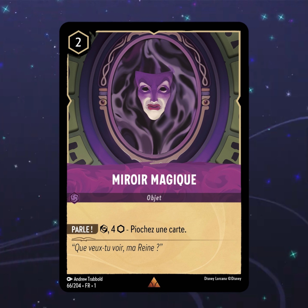 Disney Lorcana TCG : Carte "Miroir Magique" (66/204)