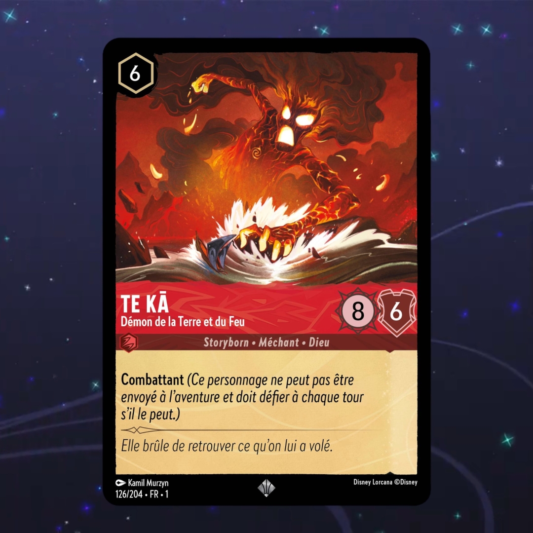 Disney Lorcana TCG : Carte "Te Kā" (126/204)