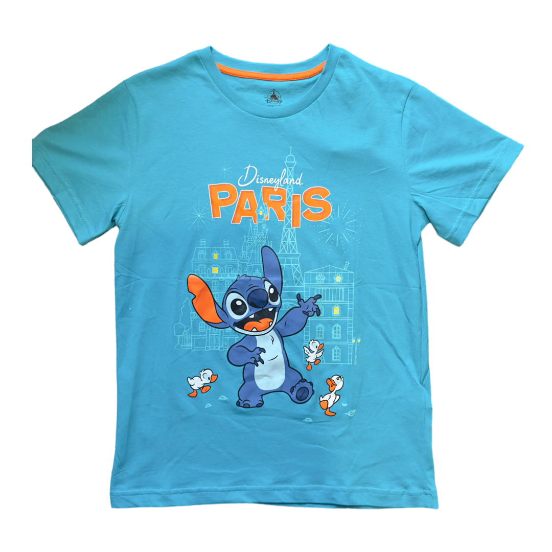 Disney - Lilo et Stitch : T-Shirt pour enfant Stitch "Paris"
