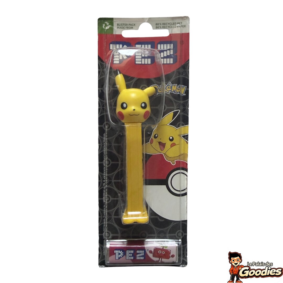 Distributeur PEZ Pikachu Pokémon - Bonbons Goût Citron
