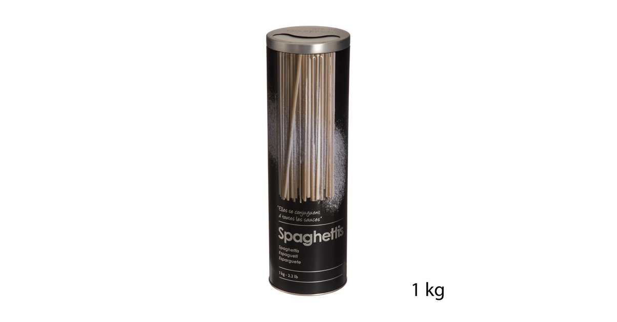 BOITE À SPAGHETTIS AVEC COUVERCLE DOSEUR RELIEF 2 - Conservation/Boîte ...