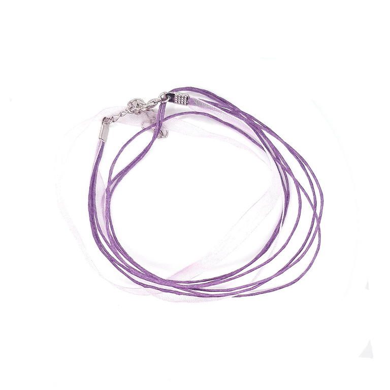 Cordon ruban et fils de couleur parme - Cordons, chaines - Les Mines de ...