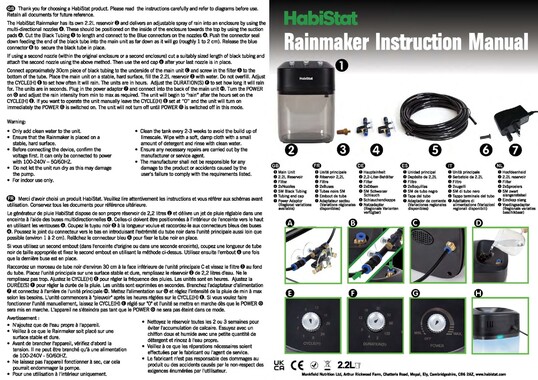 Vaporisateur programmable HABISTAT RAINMAKER - MATERIELS TERRARIUMS ...
