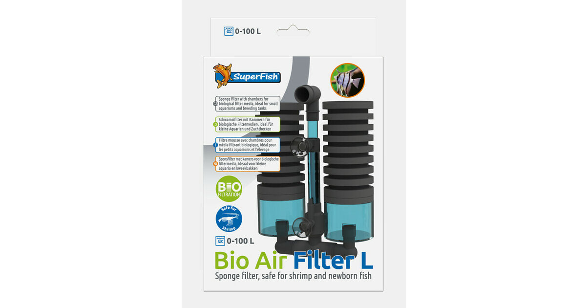 SuperFish Filtre exhausteur Bio Air Filter L - FILTRATION/Filtres ...