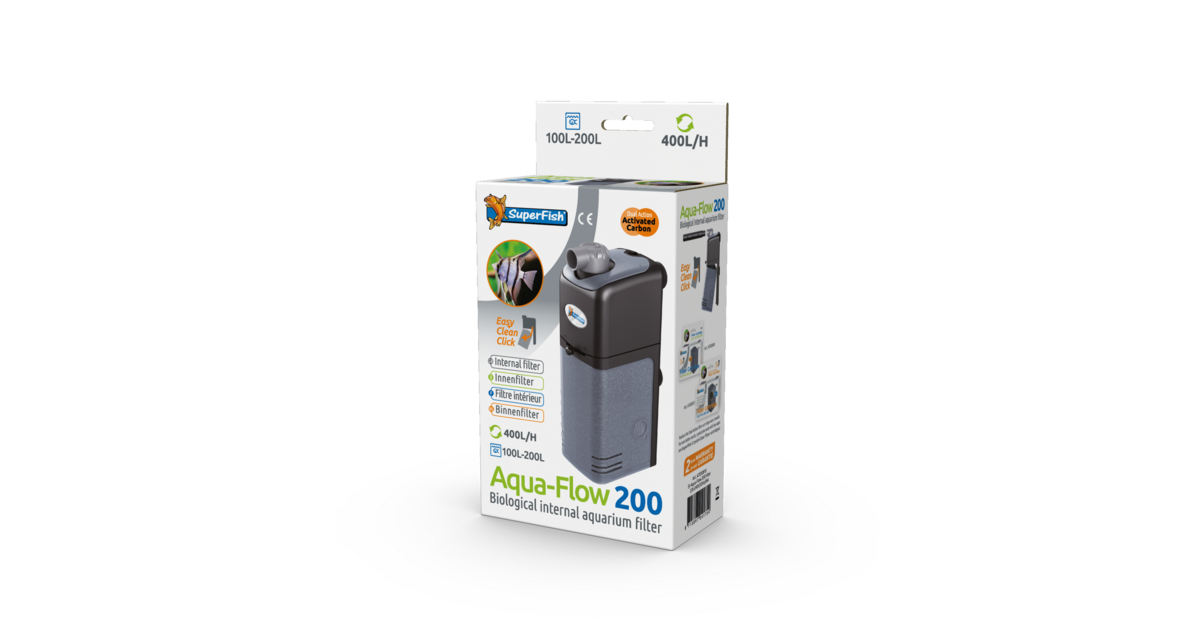 SuperFish Filtre Aqua-Flow 200 - FILTRATION/Filtres intérieurs - aquadecor