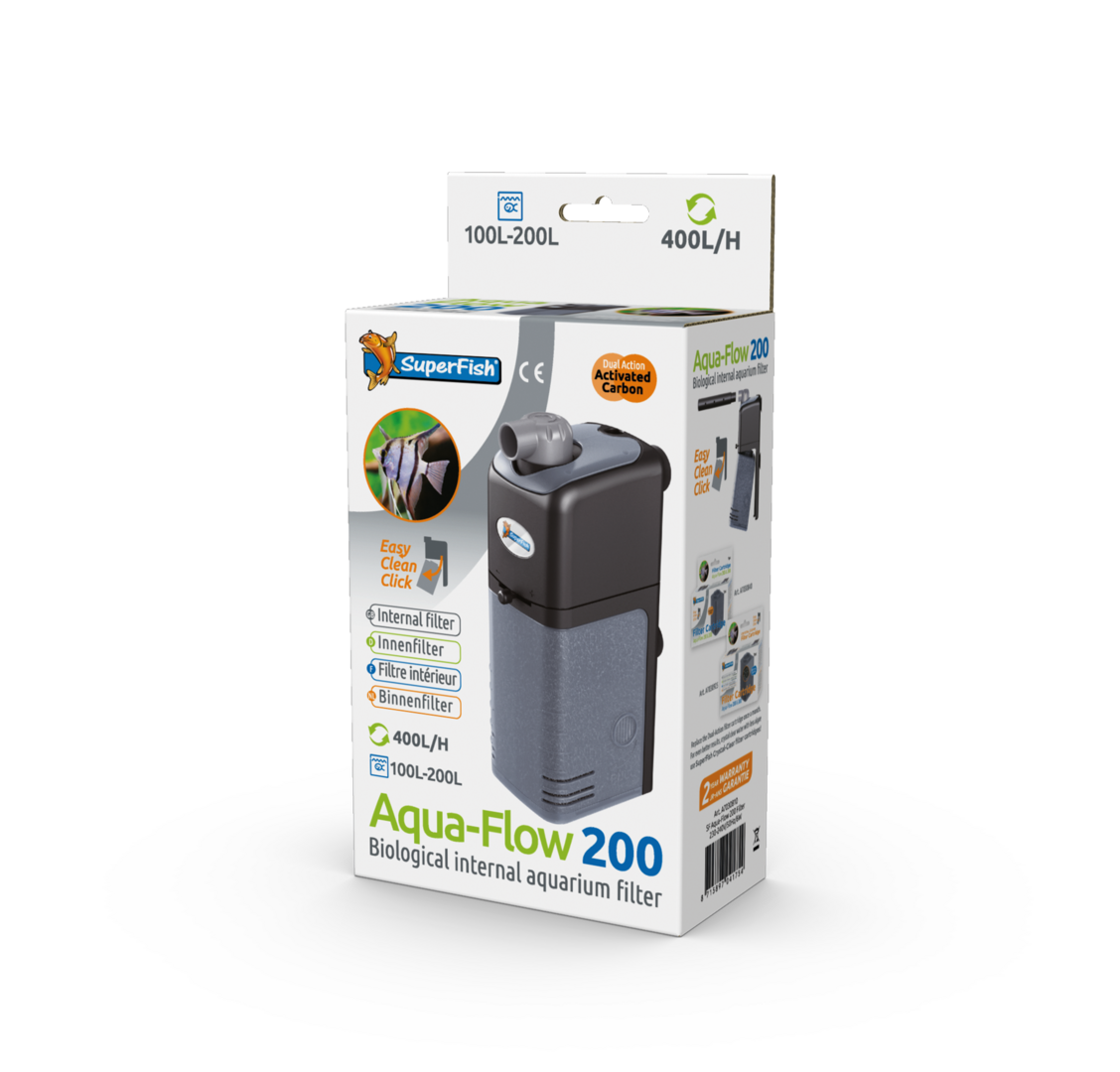 SuperFish Filtre Aqua-Flow 200 - FILTRATION/Filtres intérieurs - aquadecor