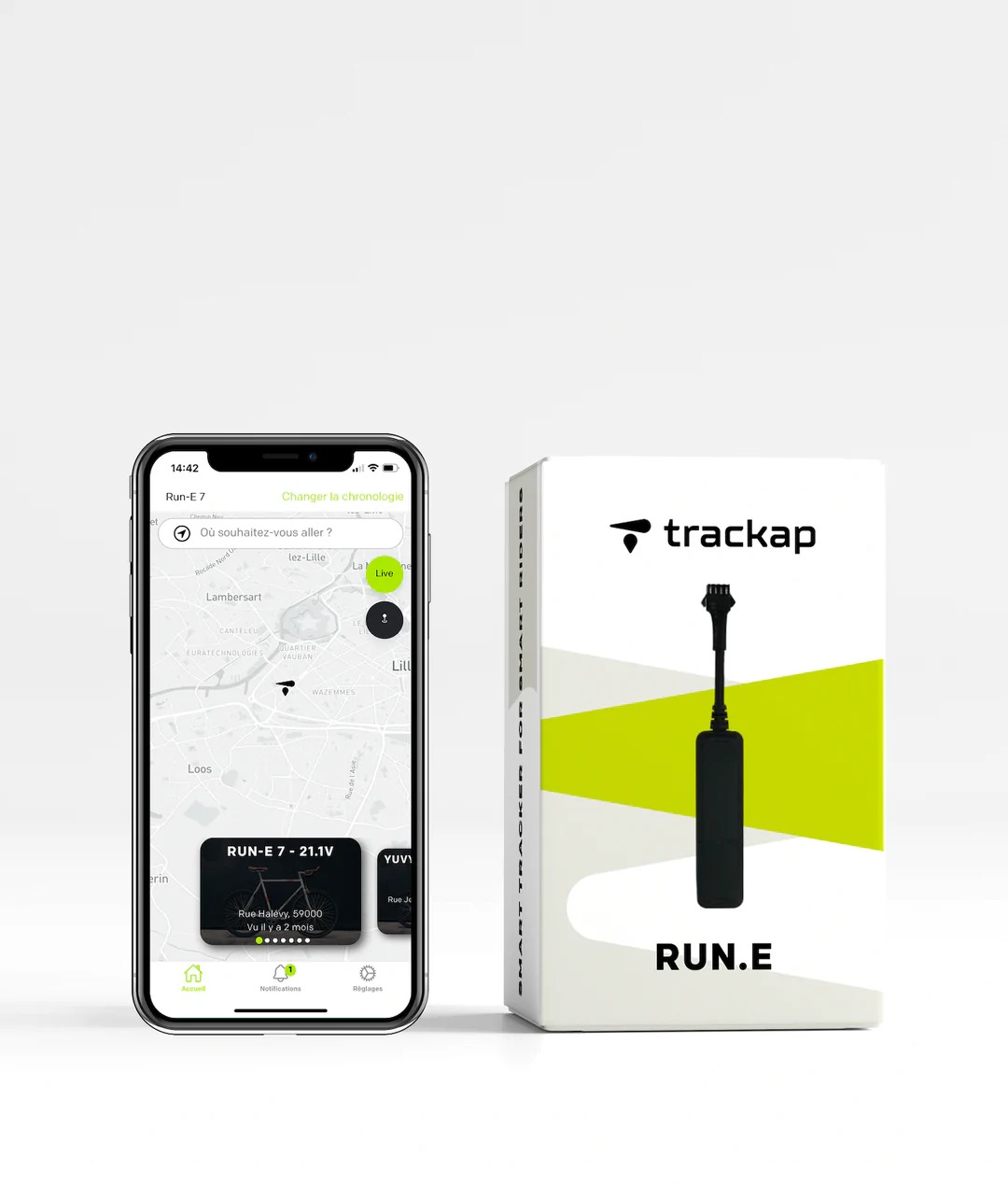 Sécurité vélo - Tracker GPS - Vélotafeur