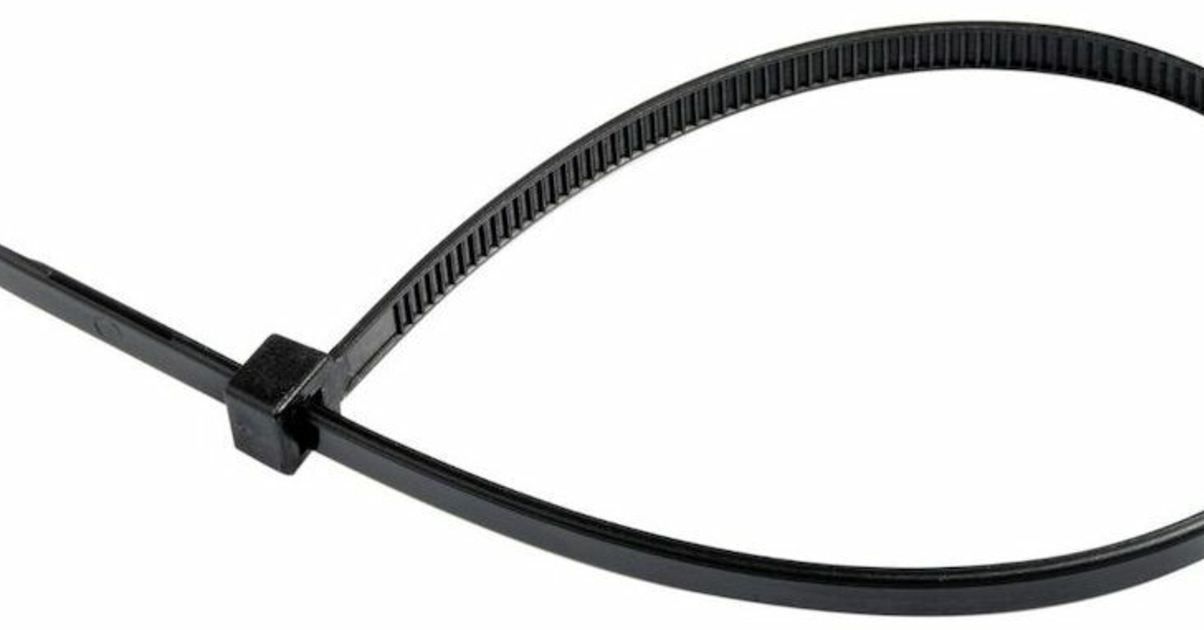 Sachet x100 colliers rislan noir 280 x 4.8mm