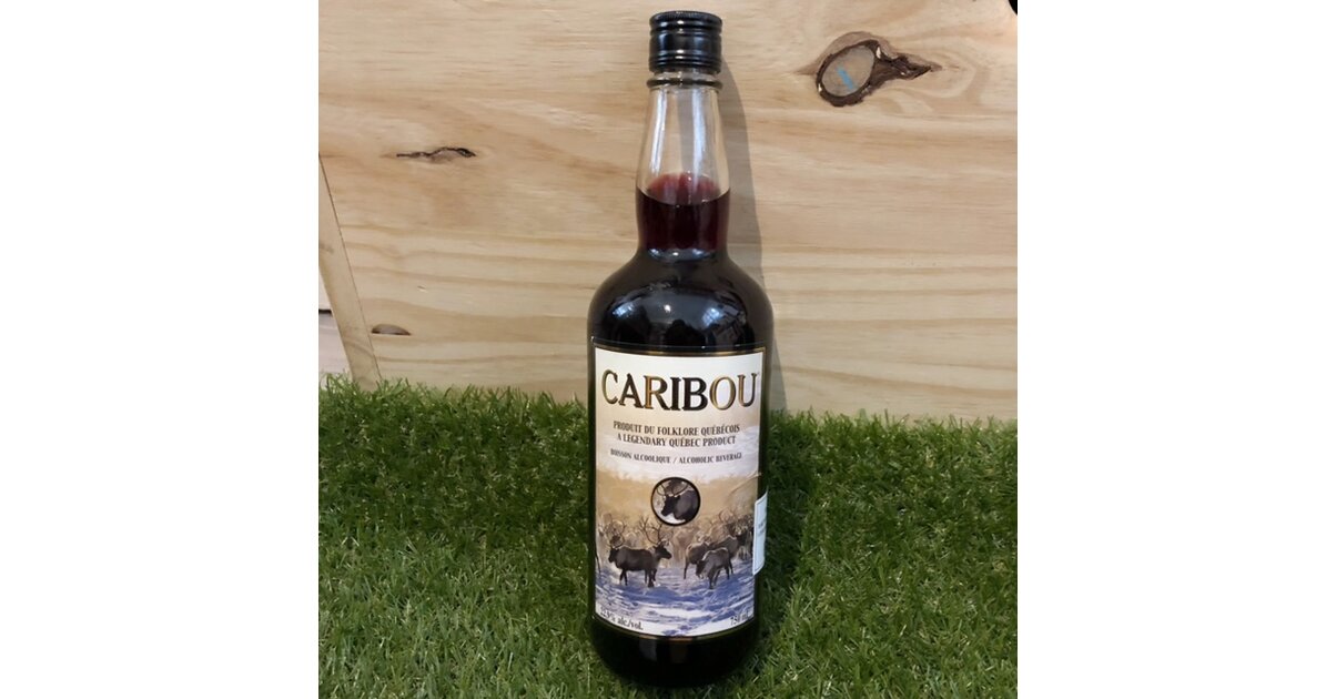 Boisson du folklore Québécois "Caribou" (Vin fortifié) - 750ml - Voyage ...