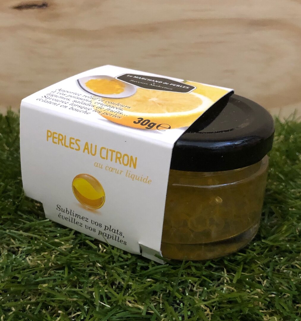 Perles au Citron - 30g - Épicerie salée/Moutardes et Condiments - Les ...
