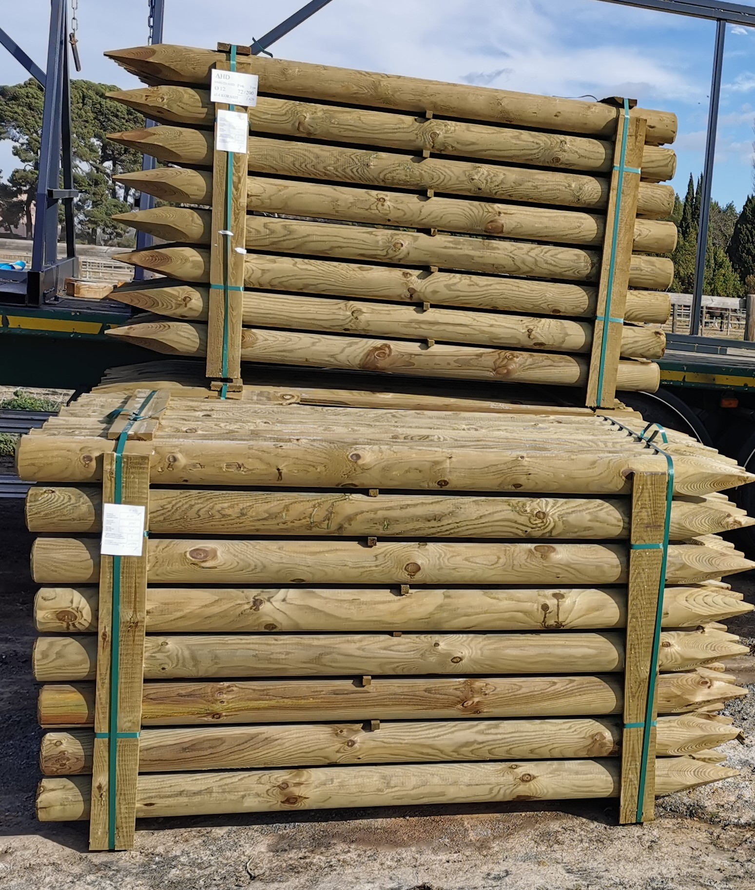 PIQUET D12CM 2M AUTOCLAVE CLASSE 4 - CLÔTURE BOIS - arrosage-hippique ...