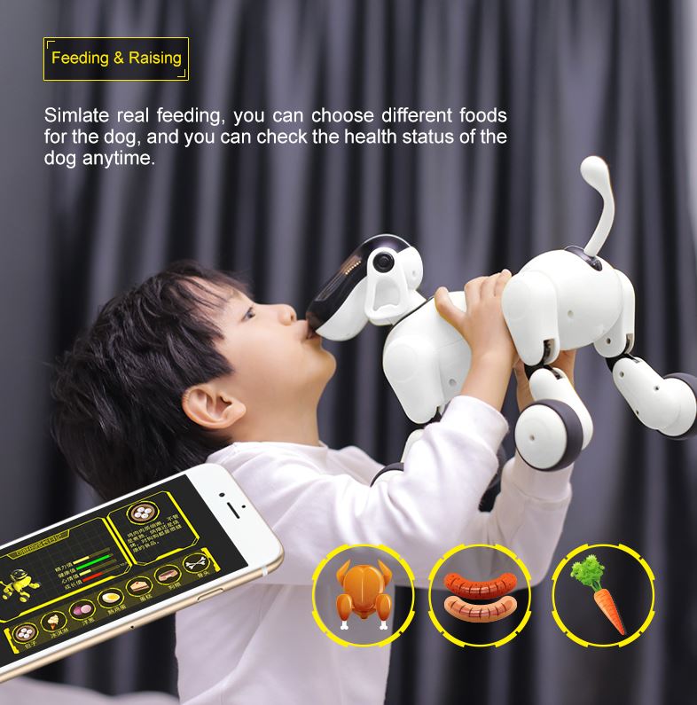 Robot chien d'accompagnement PUPPY GO 1803 AI - Robots de compagnie ...