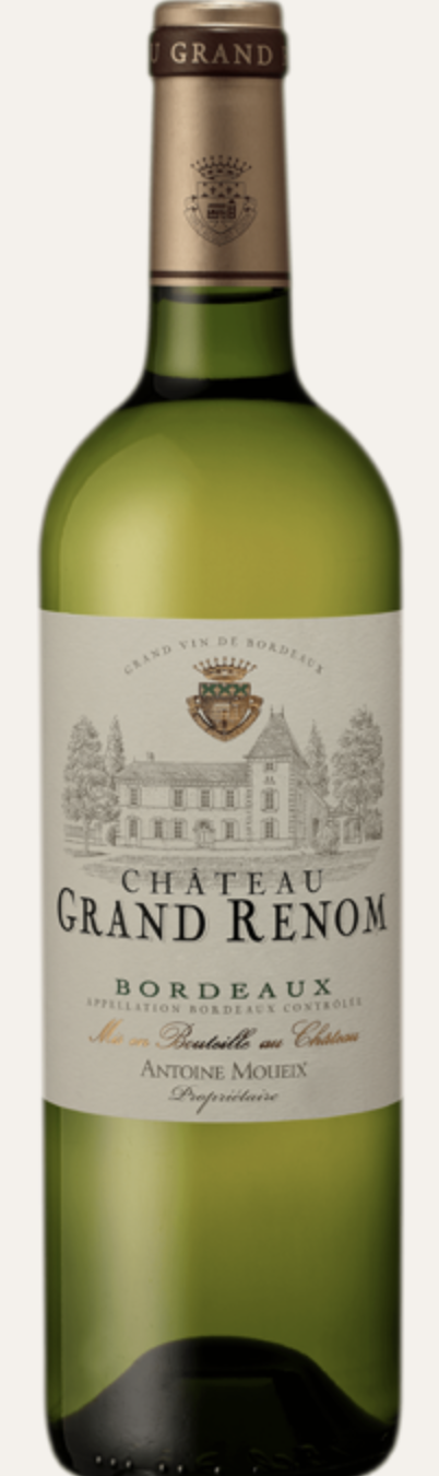 Château Grand Renom 2022 75cl - COULEURS VINS/Blanc - Le Vin d'Orge Pessac