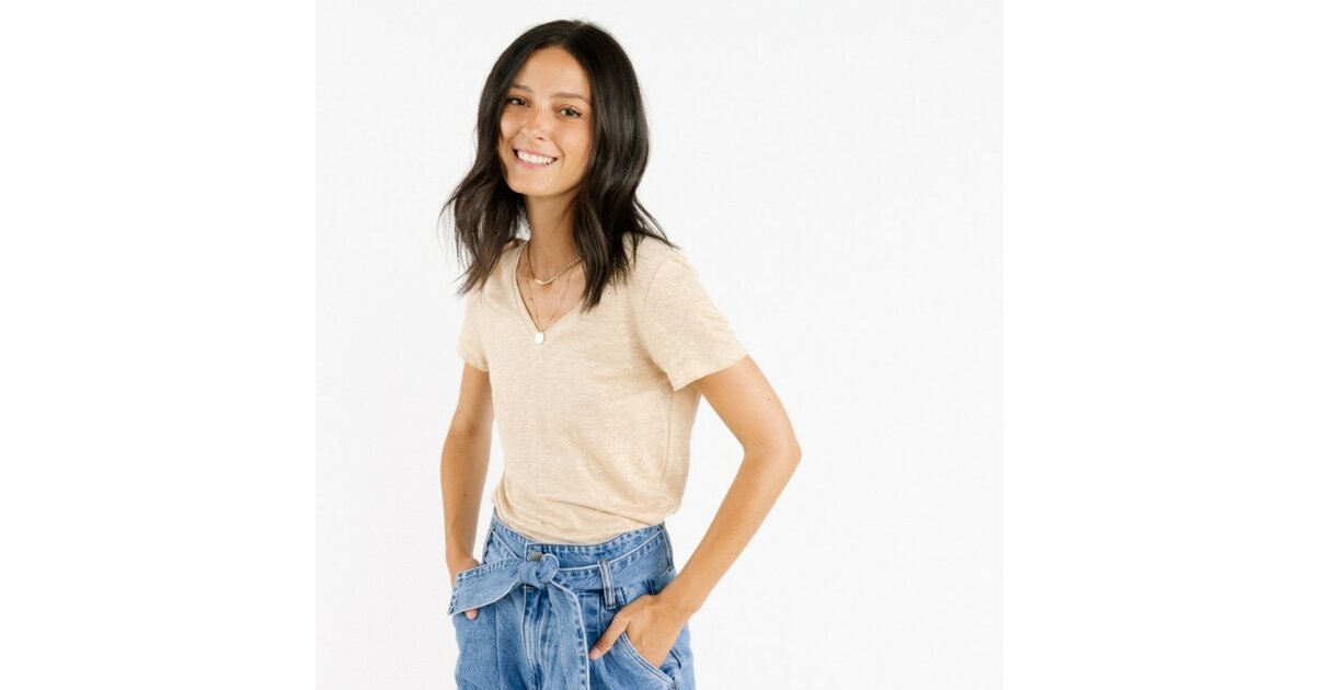T-shirt Darla - Beige - Prêt-à-porter/Tops et T-Shirts - Le jardin d'Alice