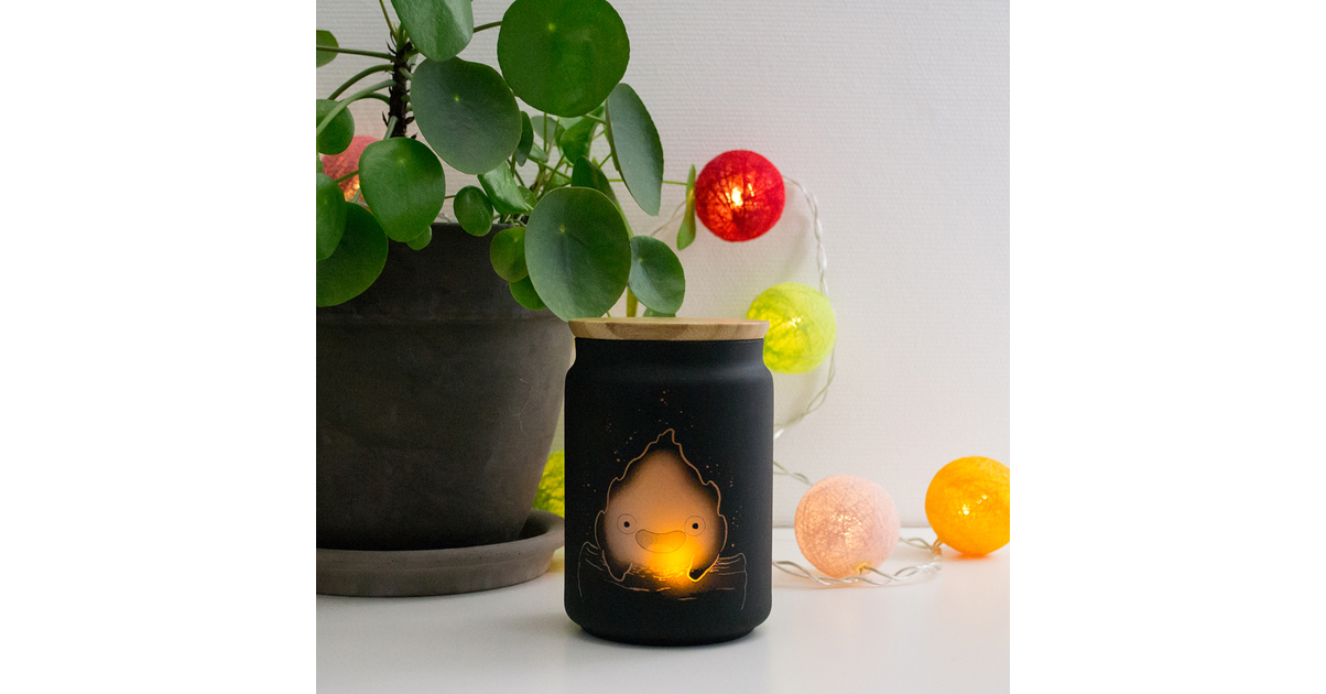 Lanterne Calcifer - Déco - le-coffre-a-flonflons