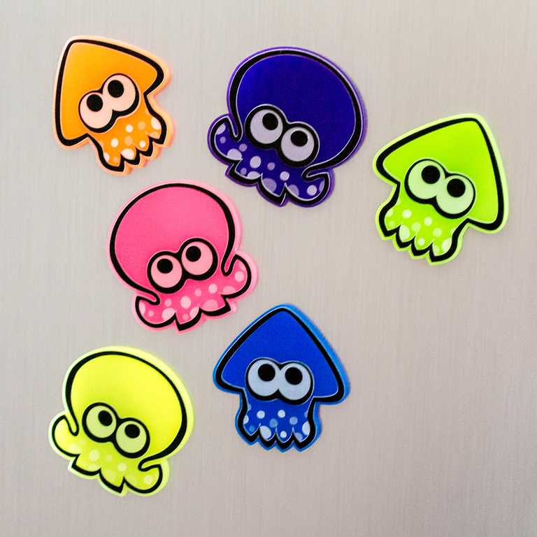 Stickers 3D Splatoon - lot de 2 - Accessoires - le-coffre-a-flonflons