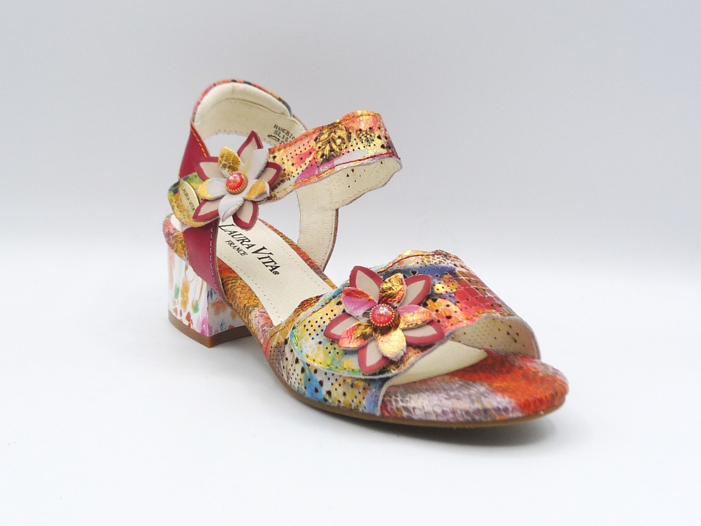 HUCBIO Grenat - Sandales & nu-pieds/Sandales talons - Chaussures AYROLES