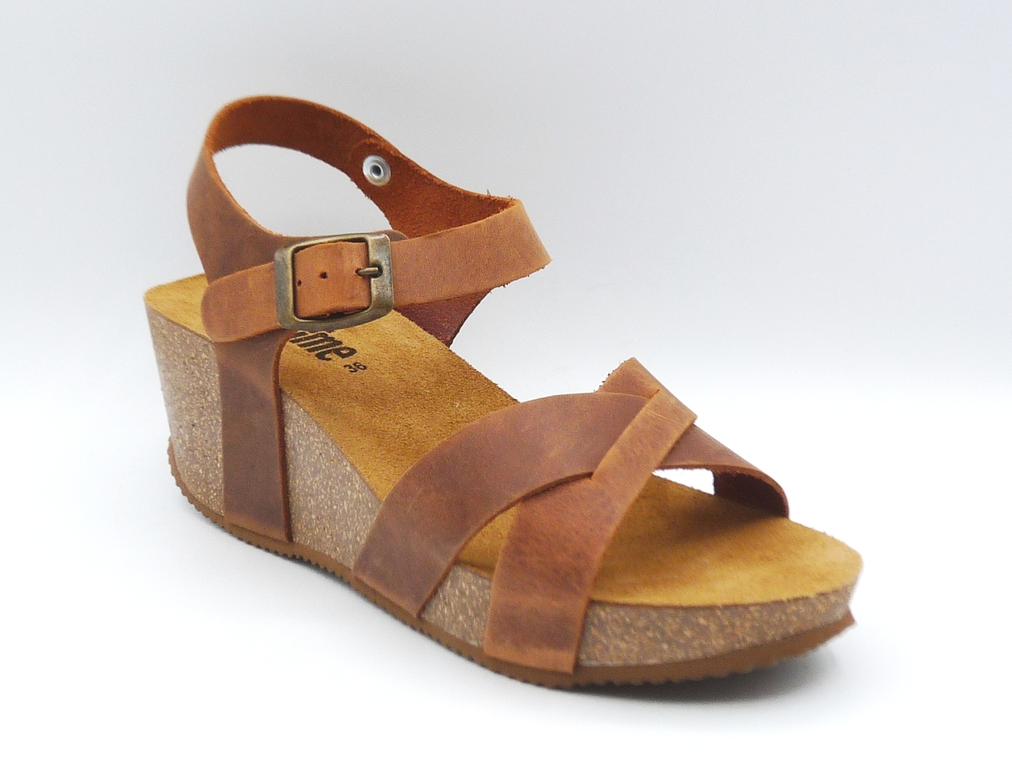 BIODIX Tan - Sandales & nu-pieds/Sandales compensées - Chaussures AYROLES