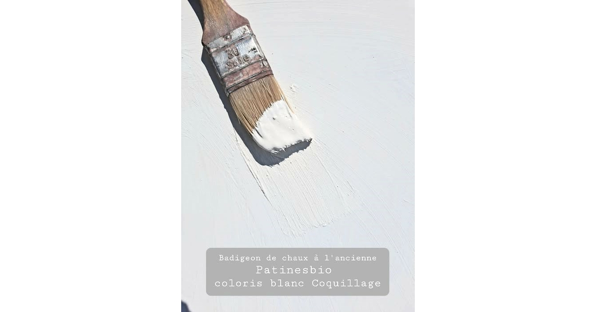 badigeon de chaux Coquillage - peintures de chaux/Badigeon de chaux à l ...