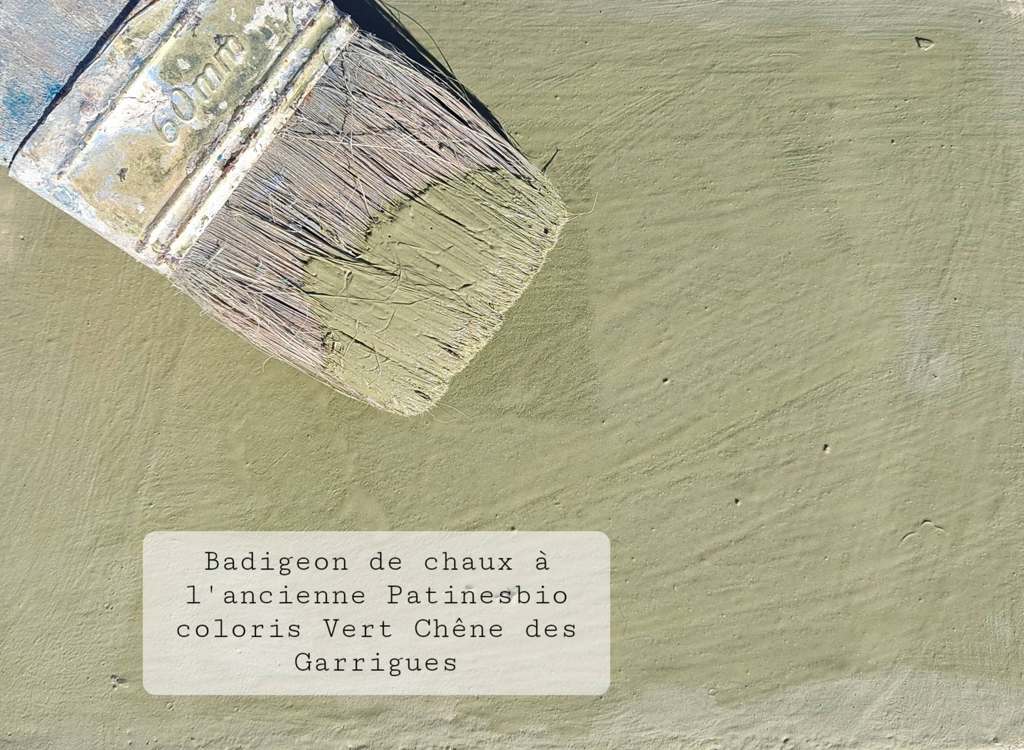 Peinture à la chaux naturelle artisanale pour murs intérieurs Coloris ...