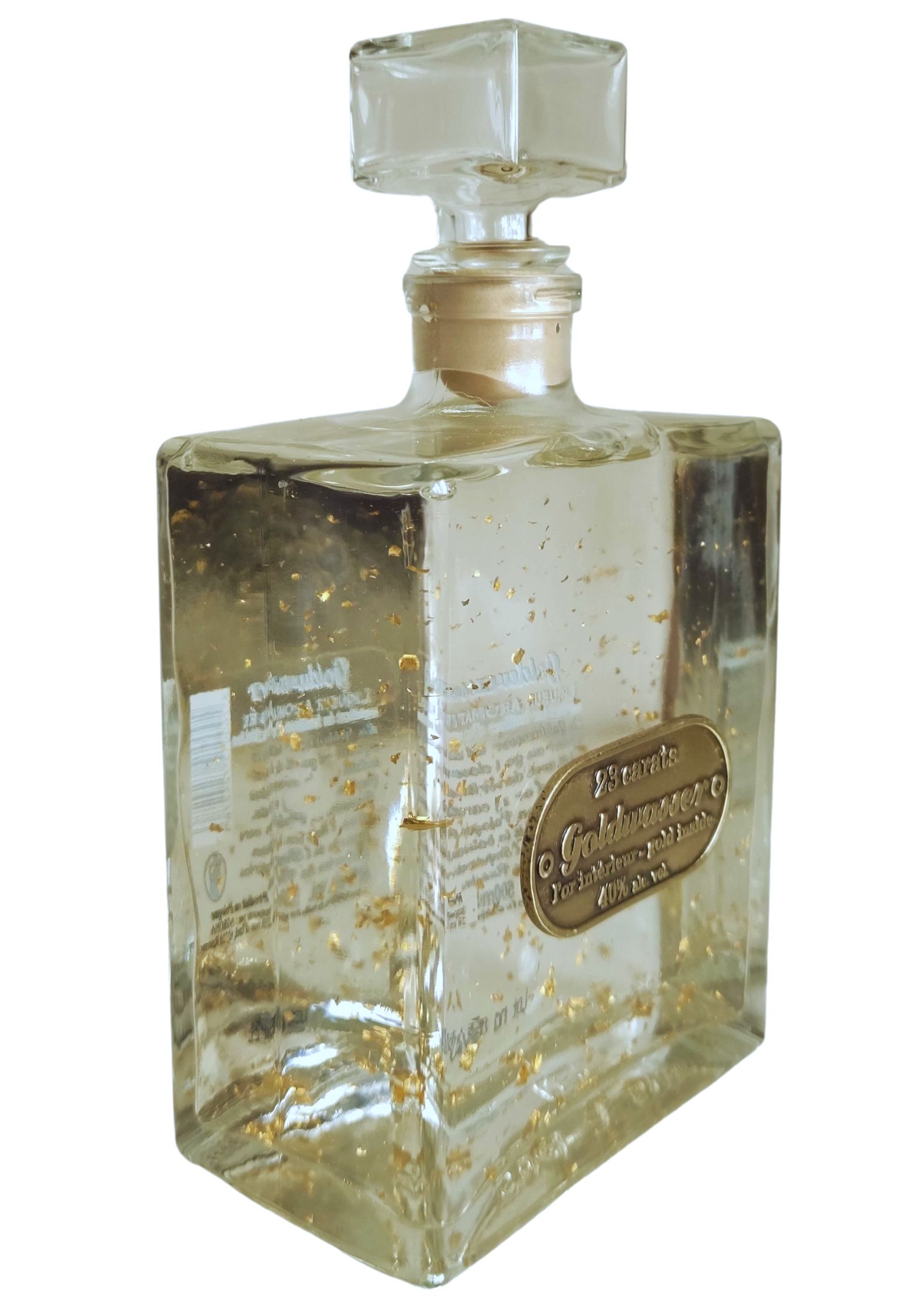 Vodka Polonaise Goldwasser avec des Paillettes d’ or 23 carats