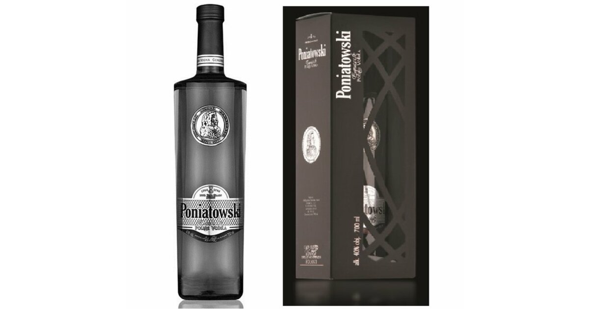 Vodka Poniatowski Coffret cadeau Vodka Polonaise - Vente en ligne
