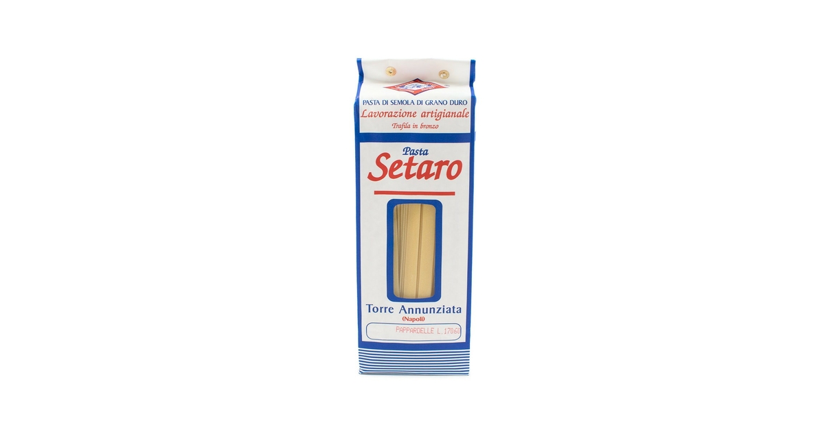 Setaro Pappardelle - Pâtes artisanales - Paquet de 1 Kg