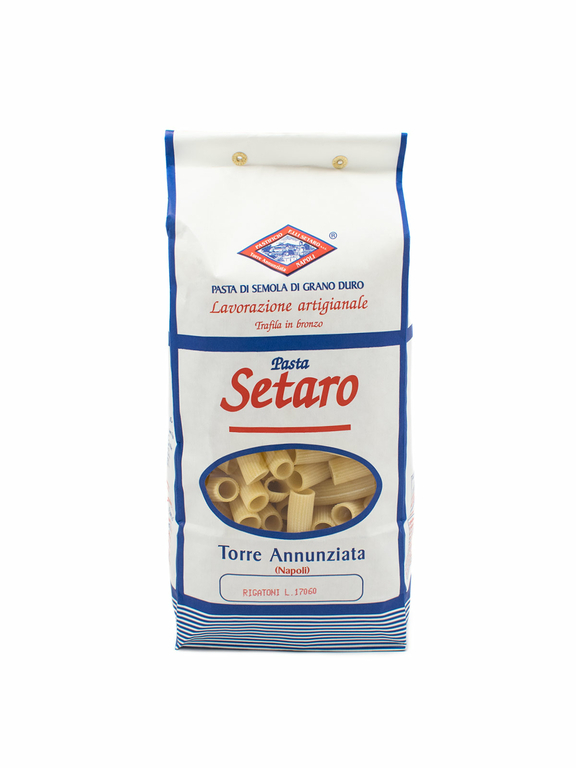 Setaro Rigatoni - Pâtes artisanales - Paquet de 1Kg