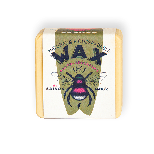 WAX naturelle & biodégradable MI-saison 14/18°c - Accessoires de surf