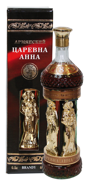 Brandy « Tsarevna Anna » 8ans 40% 0,5L - Alcool/Brandy/Liqueurs ...