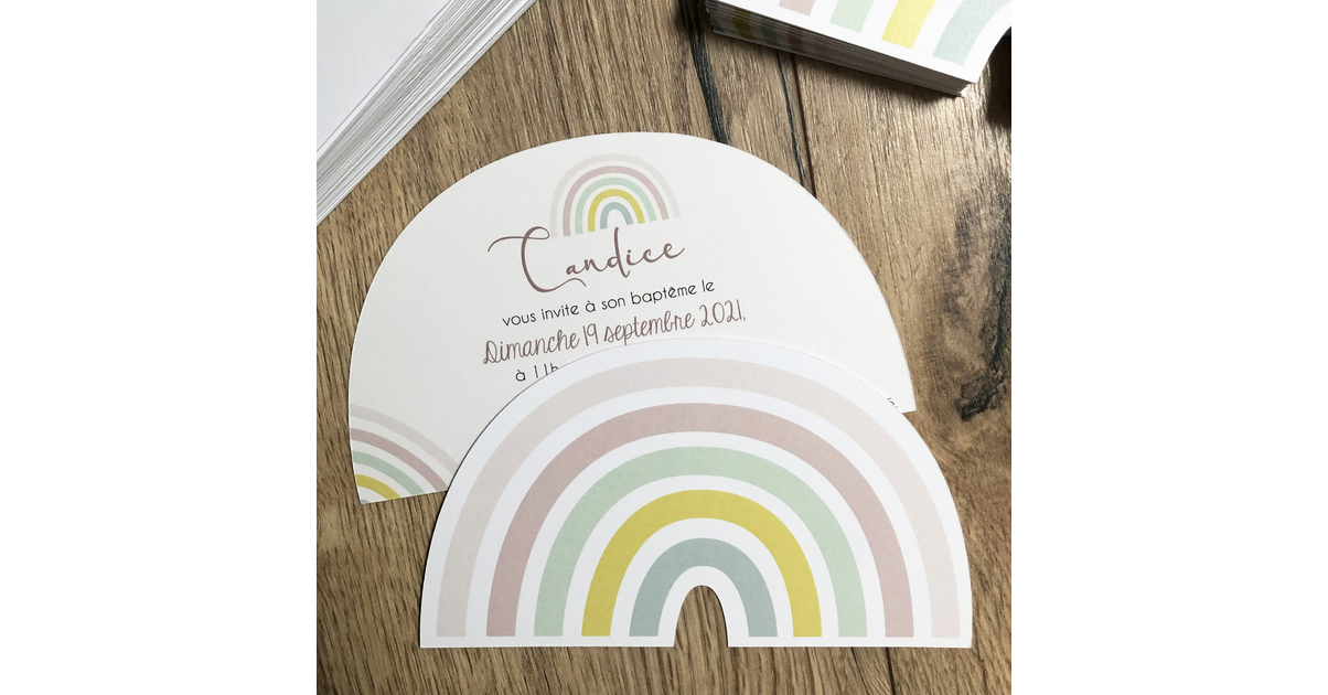 Invitation Arc en ciel - Anniversaire/Anniversaire Arc en ciel - Bul d ...
