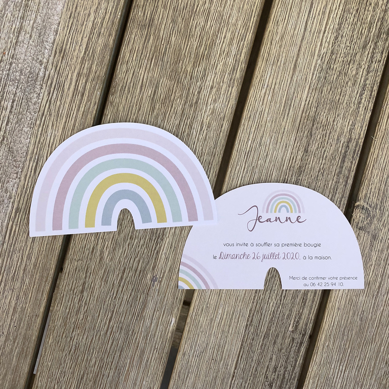 Invitation Arc en ciel - Anniversaire/Anniversaire Arc en ciel - Bul d ...