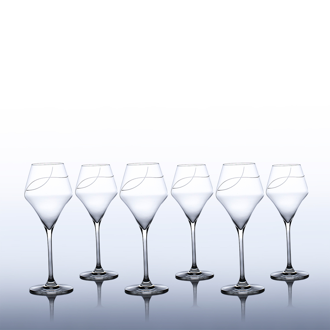 6 verres Vin Blanc Taille Spirale - Coffrets de Verres/Collection ... 6 verres Vin Blanc Taille Spirale - Coffrets de Verres/Collection ...