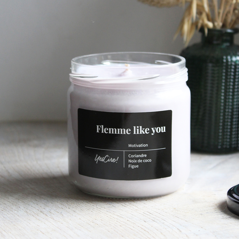 Flemme like you | Bougie "motivation" - YesCire!