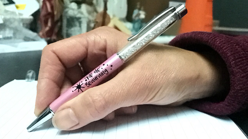 Stylo strass Beauraing - Souvenirs Beauraing/Stylos - promaria-shop