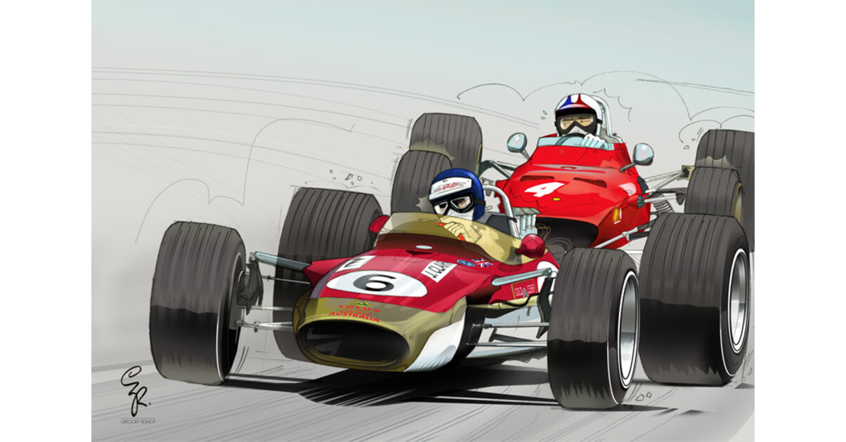 Jim Clark VS Chris Amon - Formule 1 - Grégory Ronot