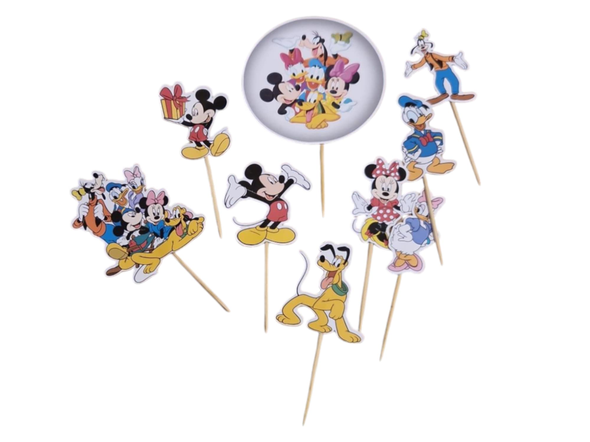 Mini topper Mickey et ses amis - Créations personnalisées/topper - Au ...