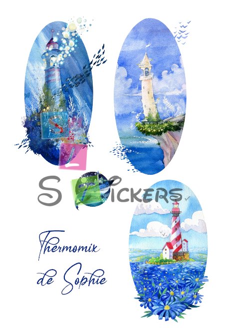 Planche marine - Stickers imprimés pour électroménager - SLTStickers