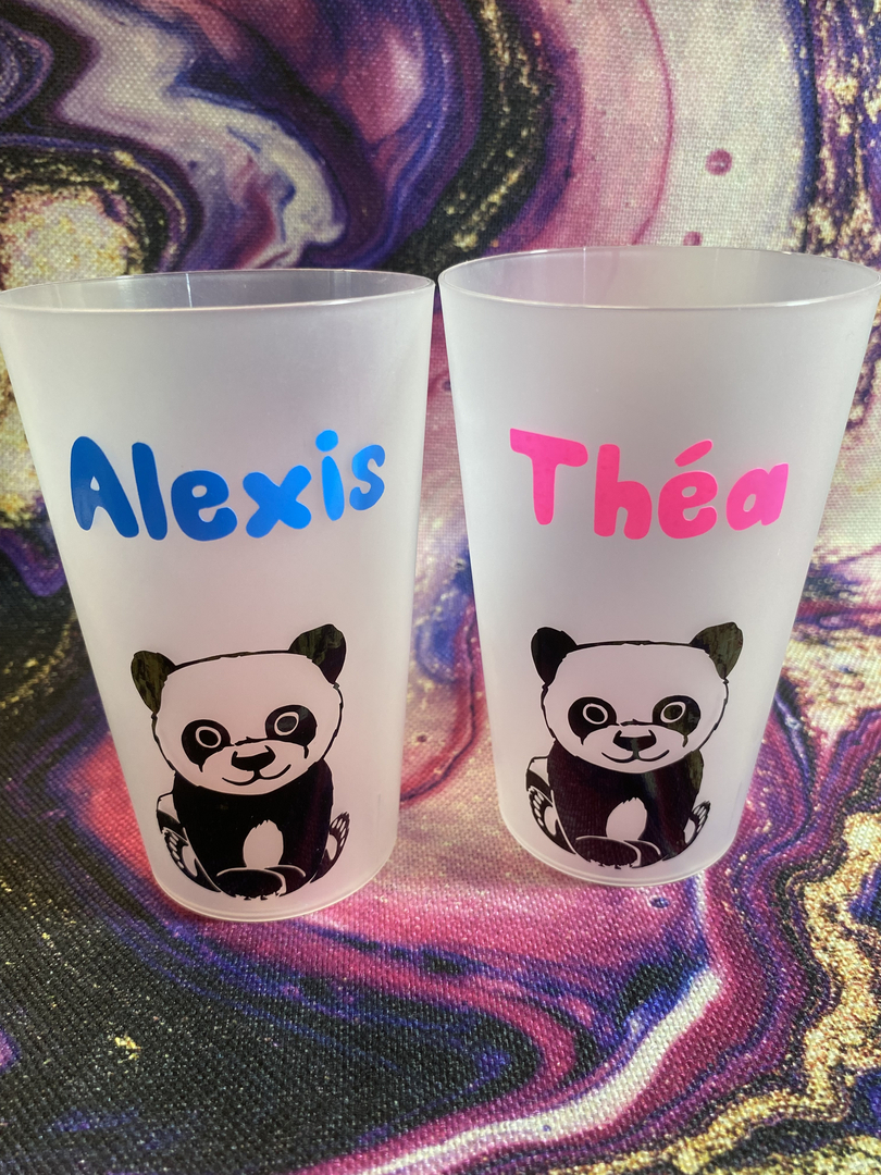 Gobelet personnalisable Panda - Cadeaux, objets personnalisés/Gobelets ...