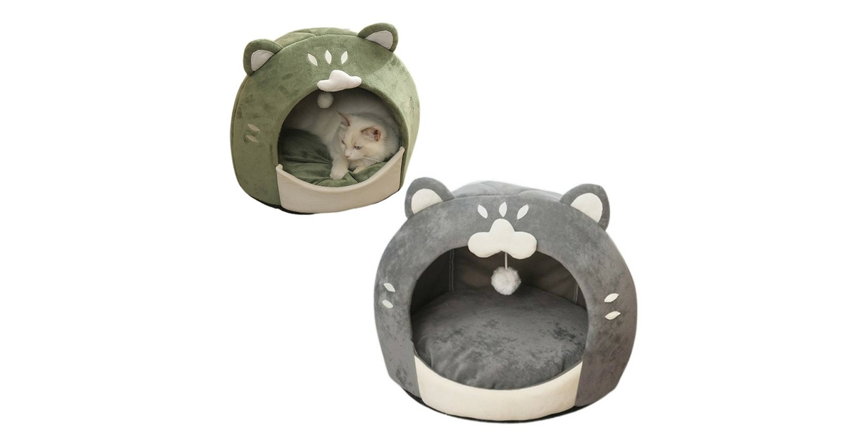 Niche d'intérieur Cocooning pour chats - Petits Compagnons